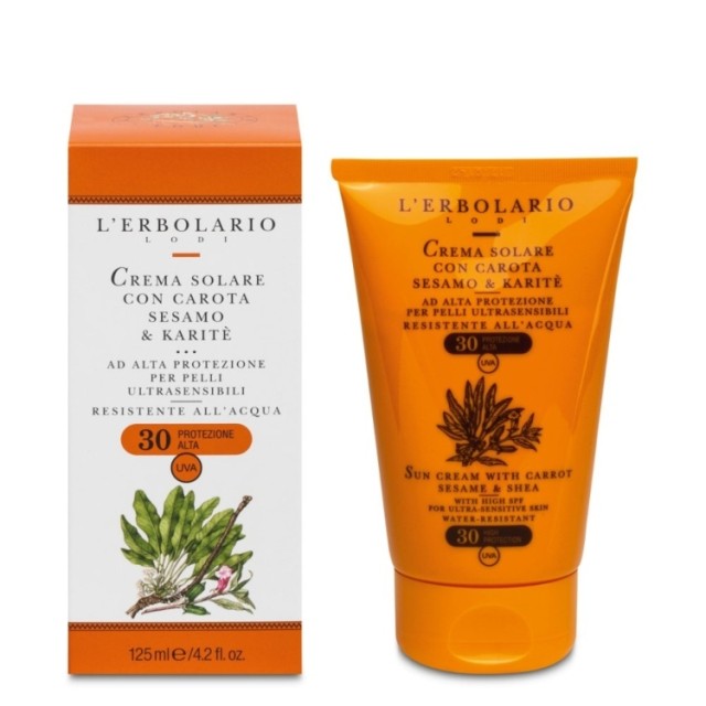 LERBOLARIO SUN KREMA ZA ZAŠTITU OD SUNCA SPF30 125ML