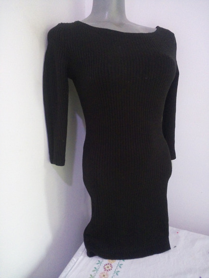 Terranova crna dzemper tunika/minic XS