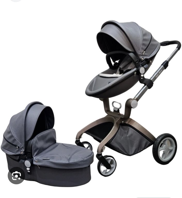 Hot mom kolica 2u1 dark grey