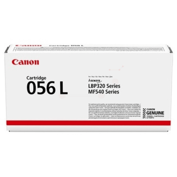 Canon Toner CRG-056L Low Yield Black Toner Cartridge, 3006C002AA