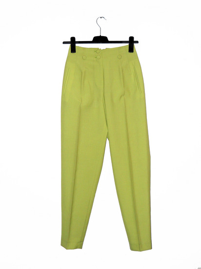 Vintage lime Respo Trevira pantalone
