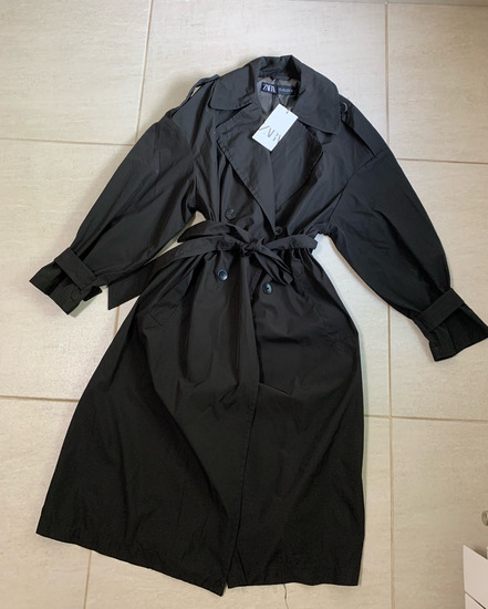 Zara nov trench kaput S/M