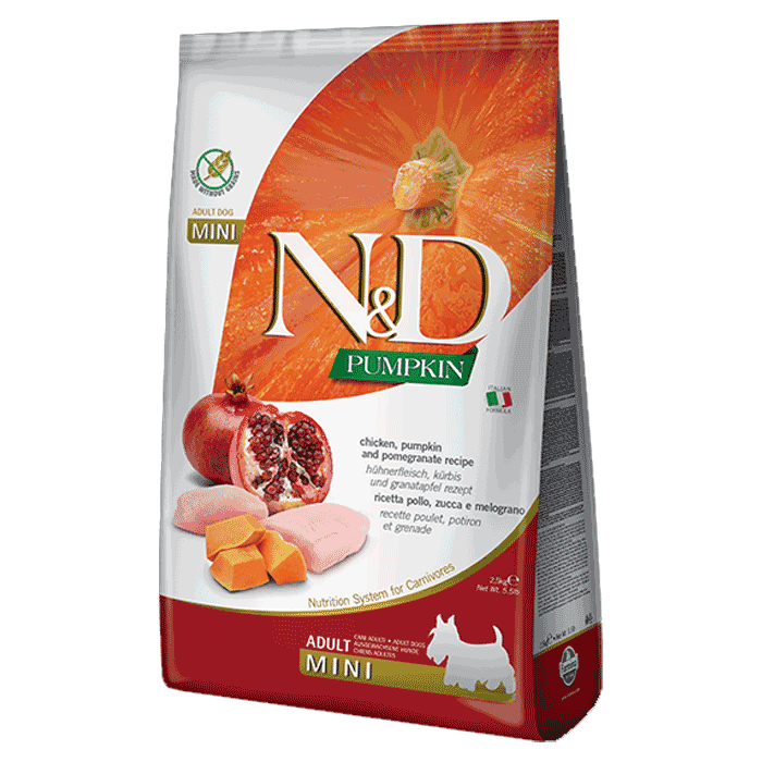 N&D Pumpkin Hrana za pse Mini Adult, Piletina & Nar