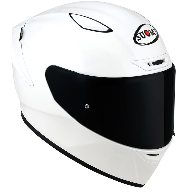 TRACK-1 PLAIN White kaciga