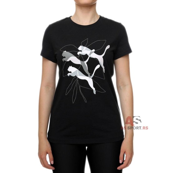 Puma Majice Graphics Branded Leaf Tee XS