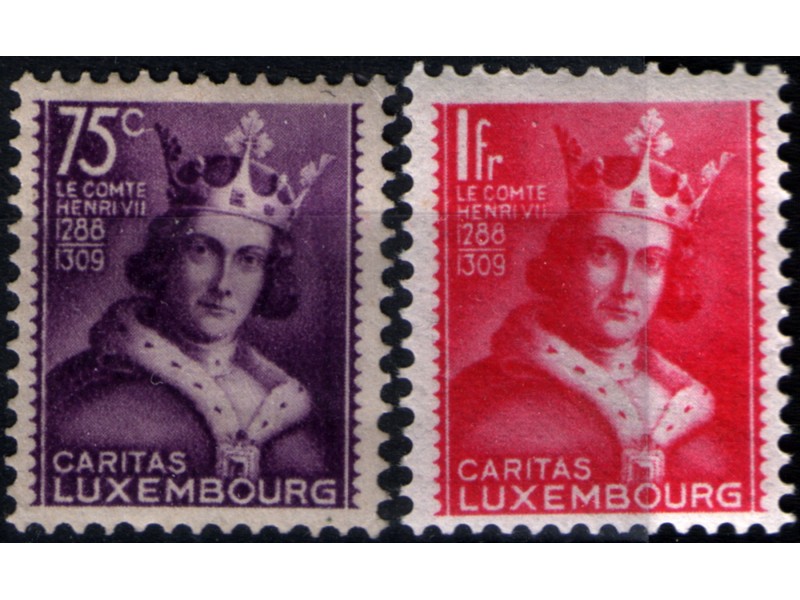 kt669y 22.dec1933 Luxembourg Mi252-6(-o-)2od5