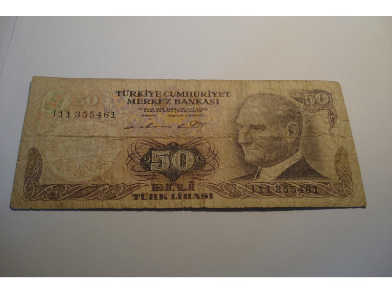 TURSKA - 50 LIRA