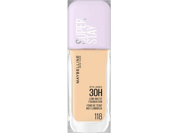 Maybelline New York Tečni puder Super stay lumi matte 118​