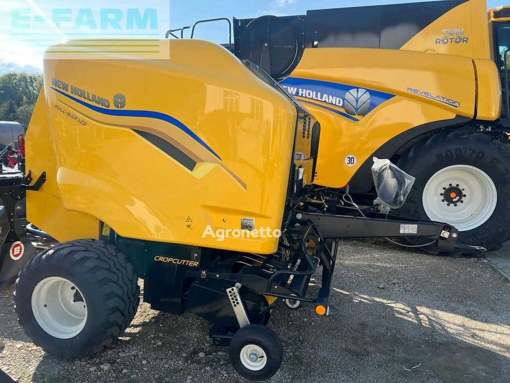 New Holland roll-bar 125 rotor cutter balirka za četvrtaste bale