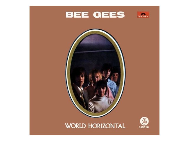 Bee Gees – World / Horizontal Vinyl, 7`, 45 RPM, Single