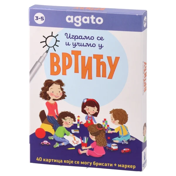 Smart kid, kartice aktivnosti u vrtiću, 40 kartica , 4 – 7 godina