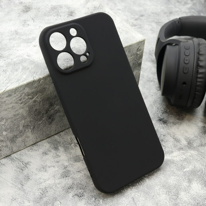 FUTROLA VELVET TOUCH ZA IPHONE 16 PRO MAX (6.9) CRNA