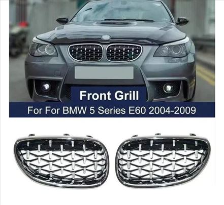 BMW E60 E61 Bubrezi Maska Resetke Grill Diamond