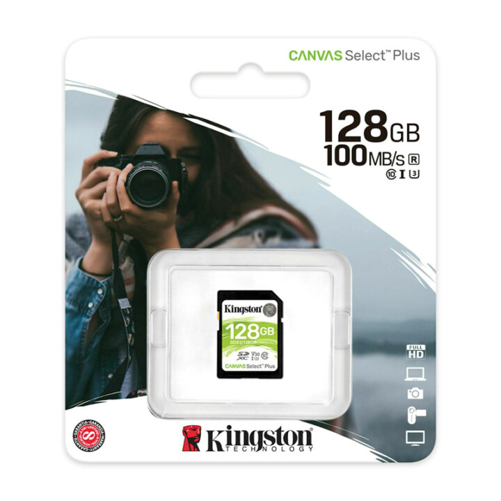 MEMORIJSKA KARTICA KINGSTON SELECT PLUS SD 128GB SDS2/128GB CLASS 10 UHS U1 100MB/S