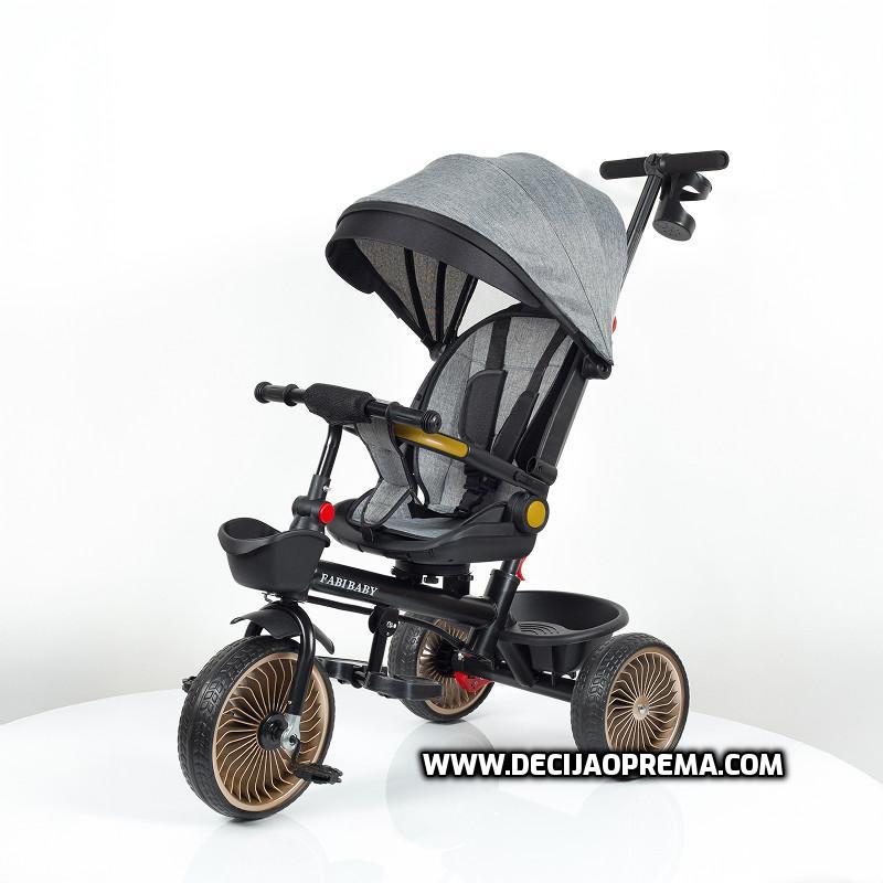 Tricikl za decu Fabi Baby SM-25305 Sivi