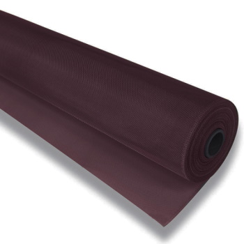 PVC mreža za komarce galvanizovana 1.2 x 25m 1.8x1.8mm Braon