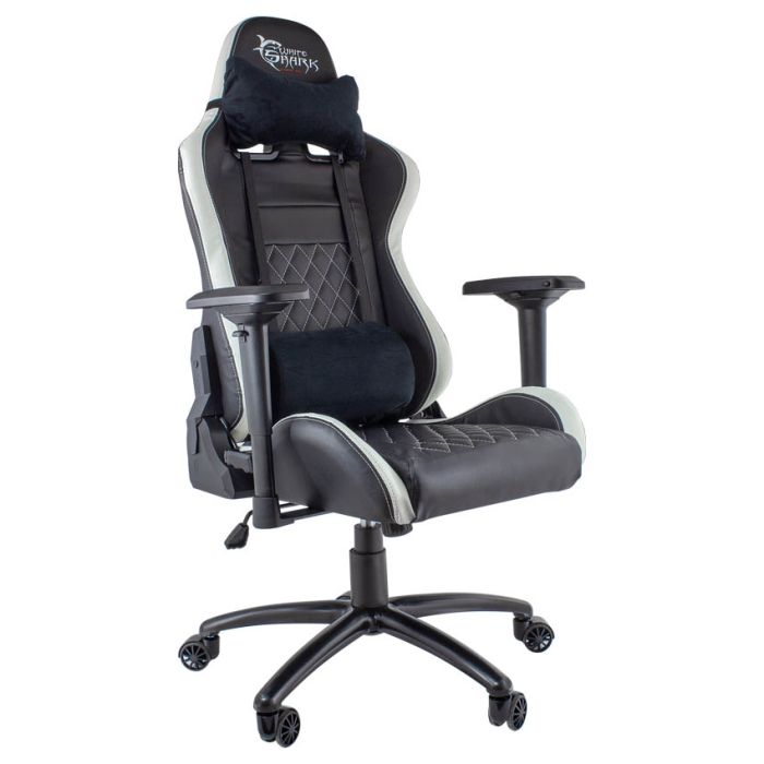 Gejmerska stolica White Shark Nitro Gt Black/White