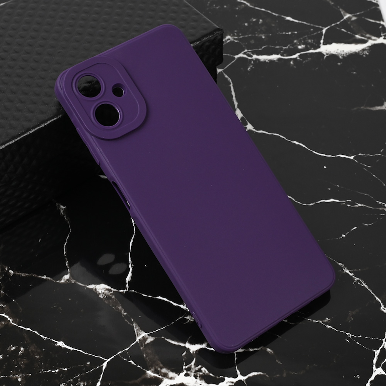 Zastitna maska (futrola) Teracell Giulietta - Samsung A065F Galaxy A06 mat tamno ljubicasta