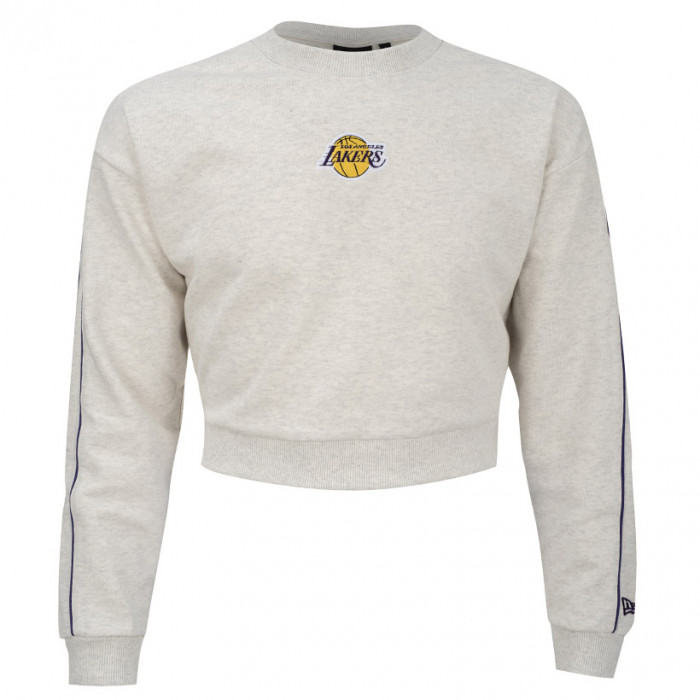 Los Angeles Lakers New Era Graphic Crop Crew RGH ženski pulover
