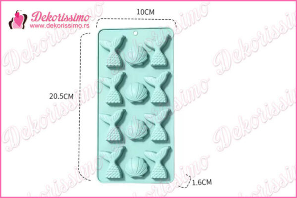 Silikonska modla za praline morska – K8715C