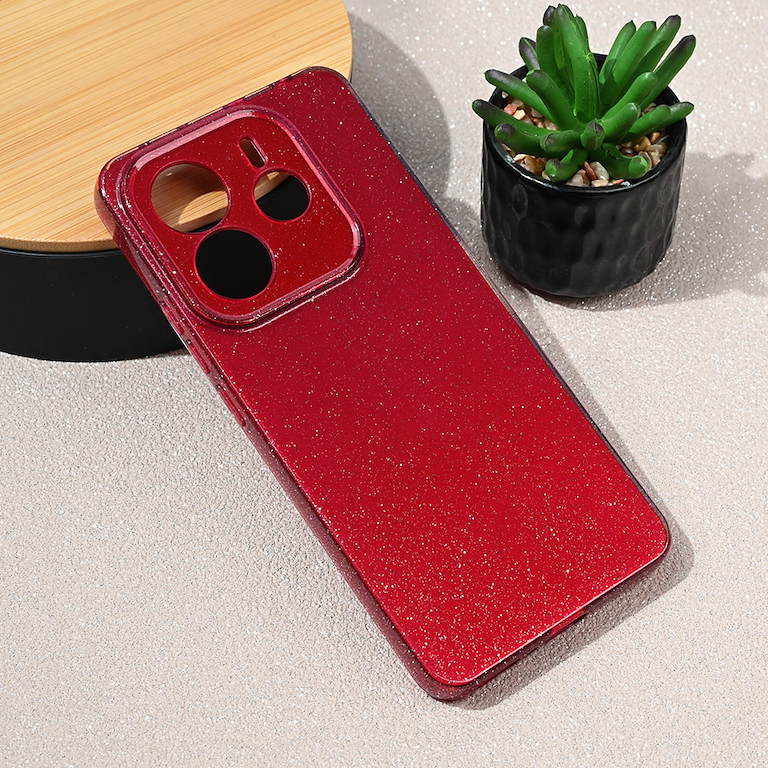 Zastitna maska (futrola) Sparkle Dust - Xiaomi Redmi Note 14 5G bordo