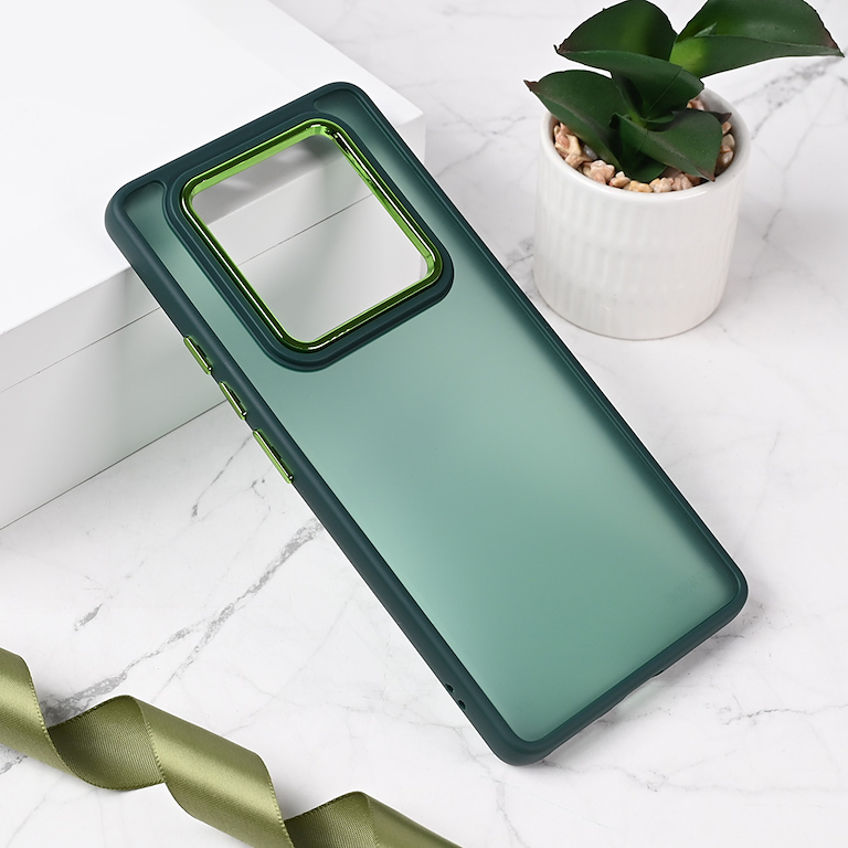 Zastitna maska (futrola) Shining Camera - Xiaomi Redmi Note 14 Pro 4G tamno zelena