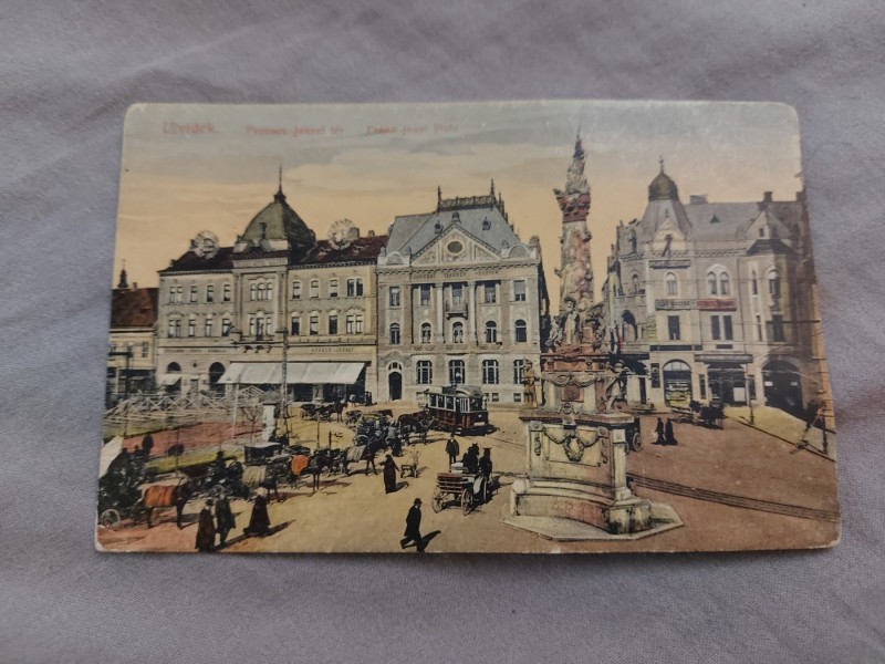 Stara razglednica Ujvidek Ferenc Jozsef ter
