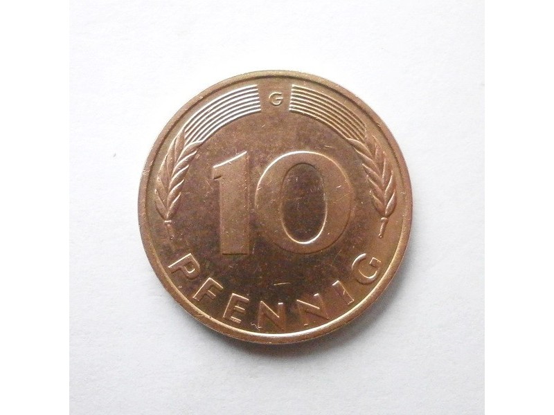 Nemačka 10 feninga 1981 G