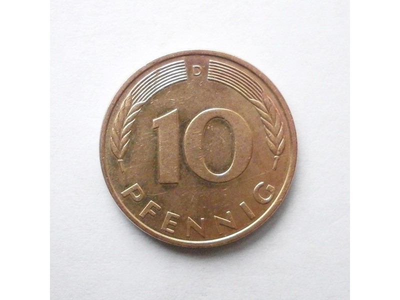 Nemačka 10 feninga 1981 D
