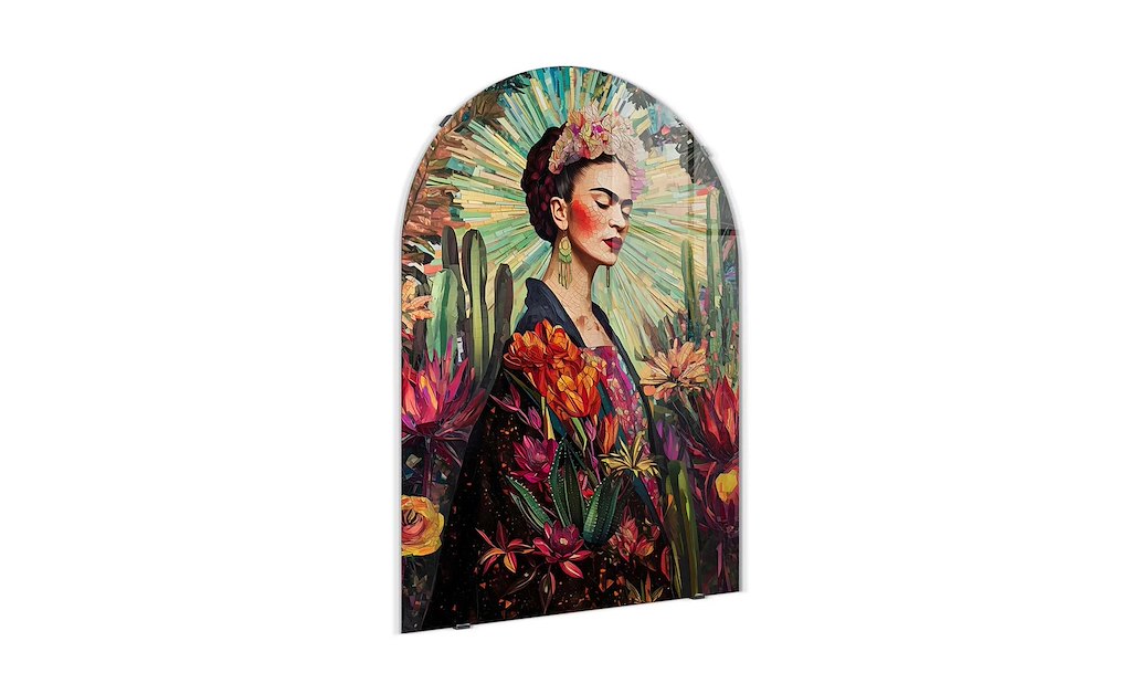 Slika staklo Jardin de Frida 70x100cm