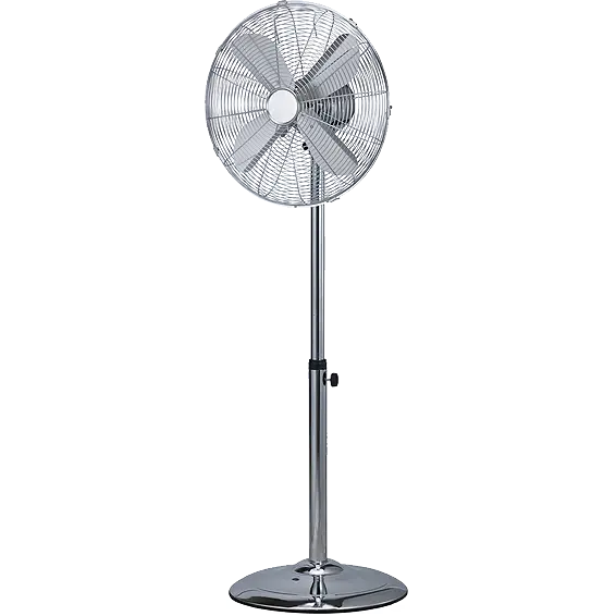 Kućni ventilator sa postoljem, metalno postolje, 90-120 cm, 50 W, Inoks - SFS 40, sivi