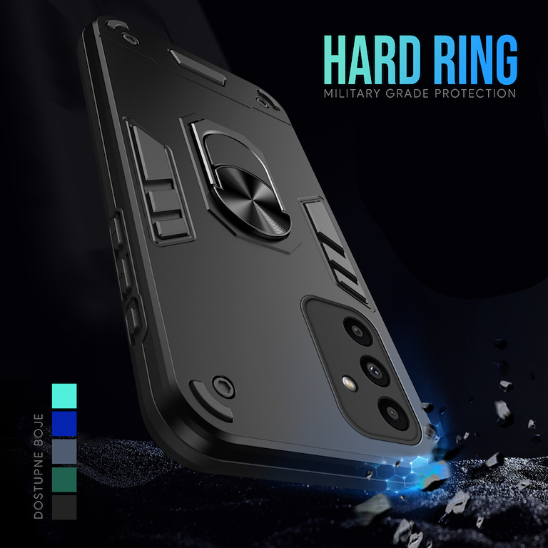 Futrola Hard Ring za Samsung A556 Galaxy A55 5G plava