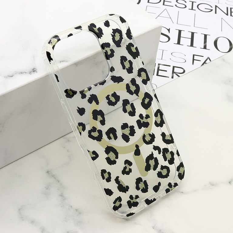 Futrola LEOPARD MagSafe za iPhone 16 Pro (6.3) crna (MS)