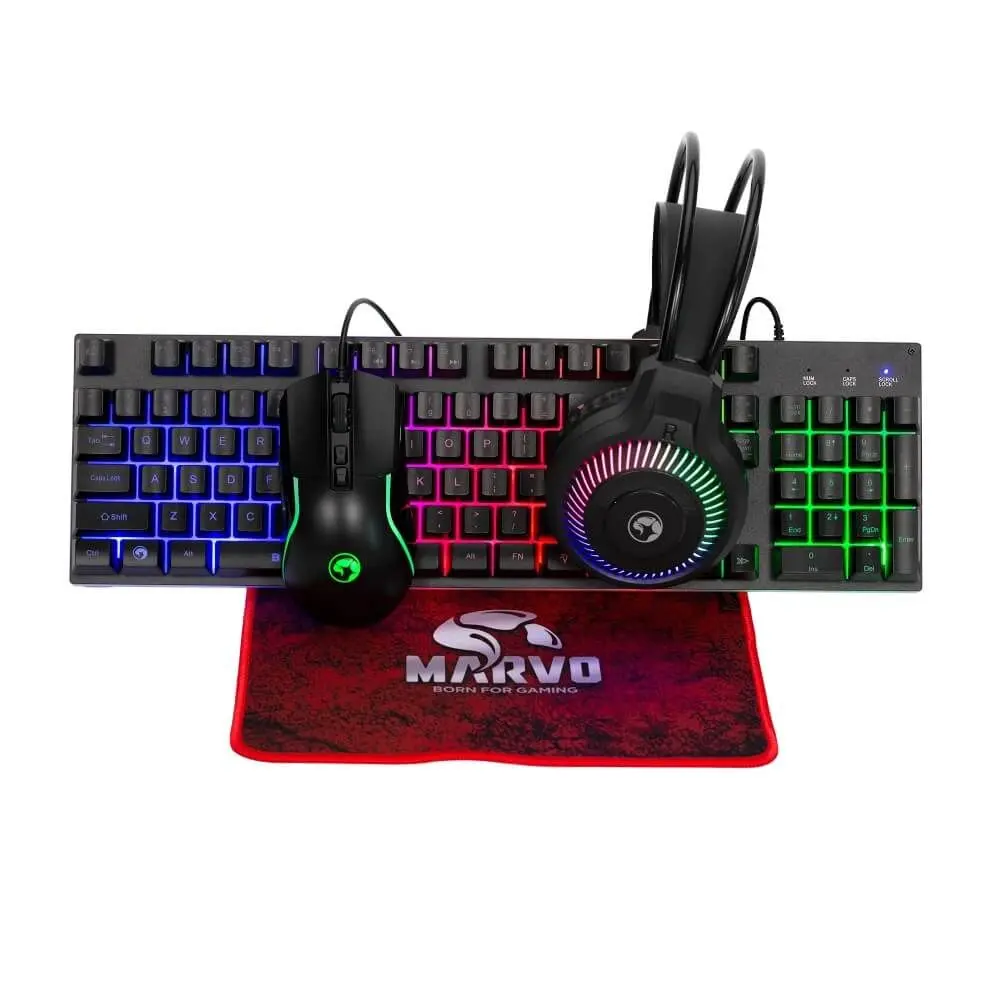 MARVO CM416 US LOOT40 4 u 1 Gejming set miš i tastatura