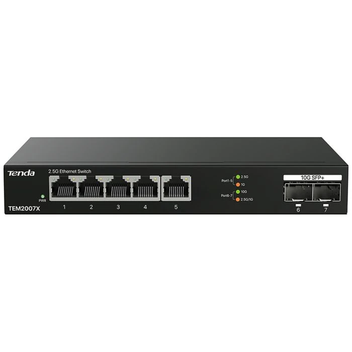 Tenda Ethernet svič SM105, 5-Port, 2.5G