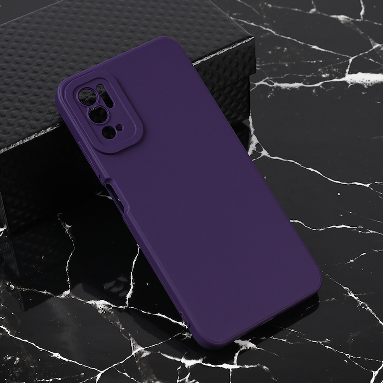 Futrola Teracell Giulietta za Xiaomi Redmi Note 10 5G mat tamno ljubicasta