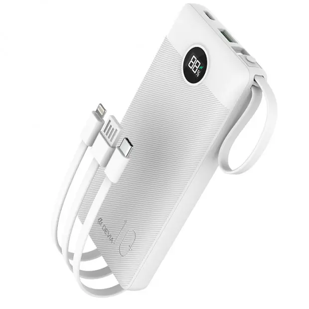 Devia Power bank Extreme Speed Series Full Compatible, Tip C, USB, Lighting, 10000mAh, Bela