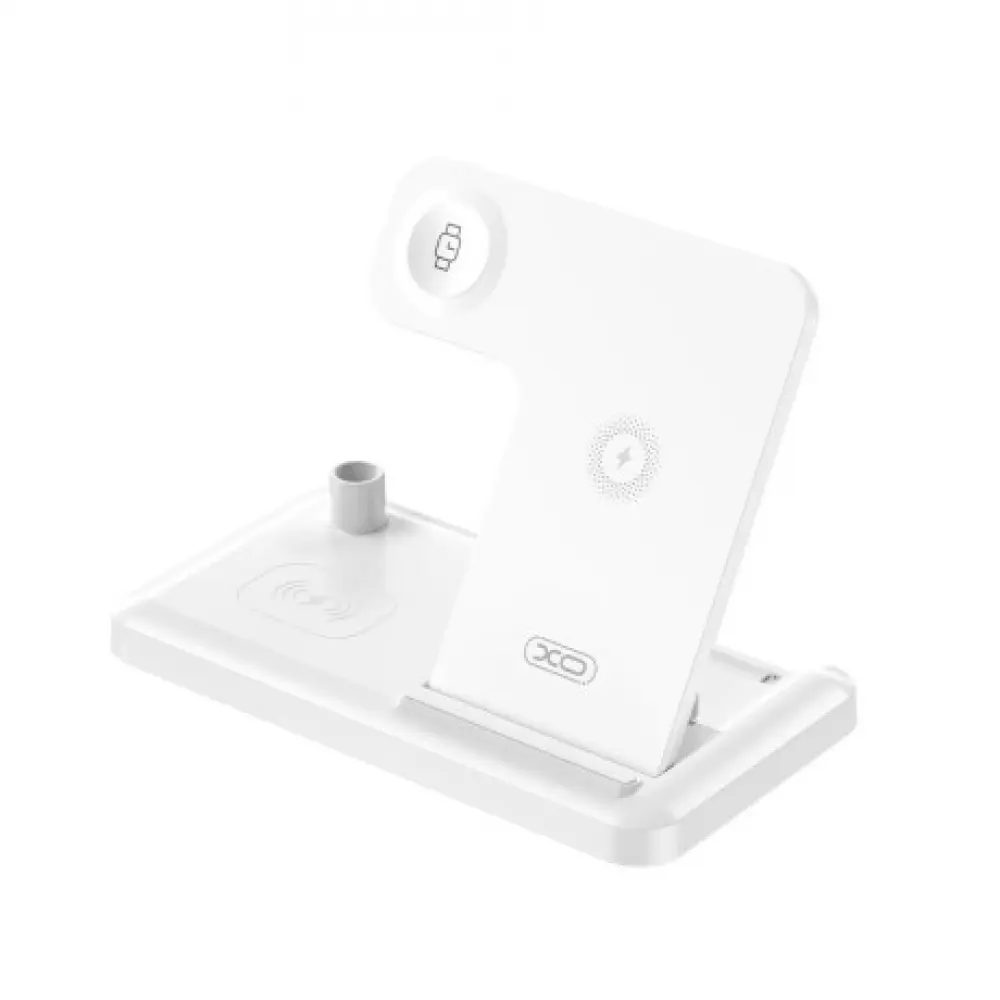 XO Wireless punjač XO-WX033, 4u1, 15W, Beli