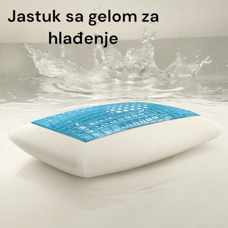 Jastuk sa plavim gelom za hladjenje 40x60x13cm Blue ( VLK000153-a1 )