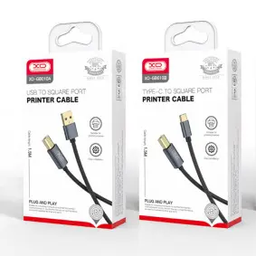 XO Kabl XO-GB10A, USB-A za USB-B, Crni