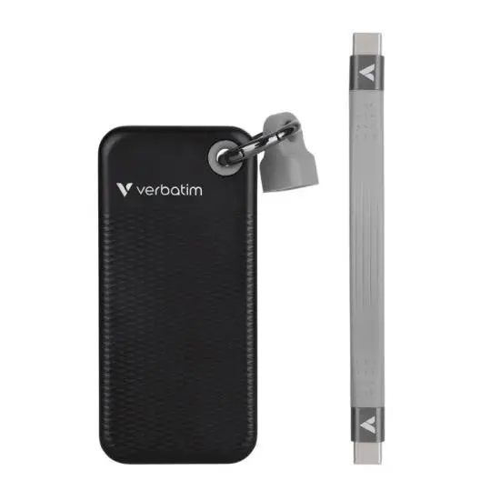 VERBATIM Džepni SSD, 1TB, USB 3.2, Sivi