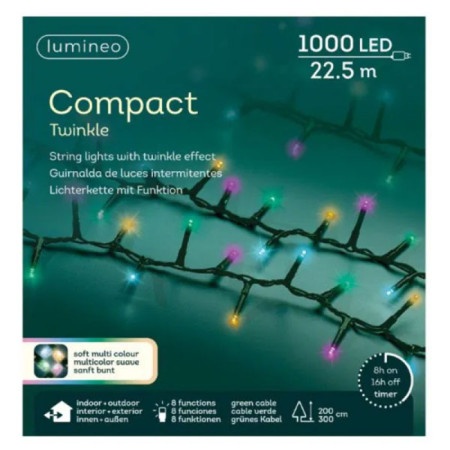 Novogodišnja LED rasveta za jelku 2250cm 8 funkcija Multi Lumineo 495472