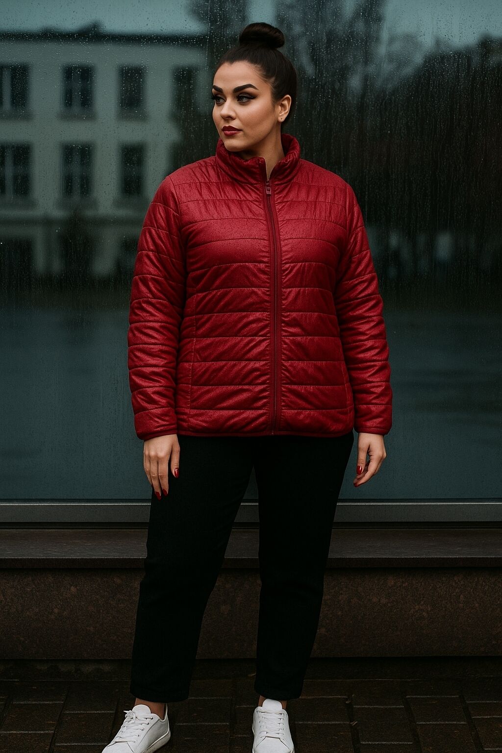 Nova ženska jakna Sa etiketom Naznačena veličina je 5XL Za tacnije