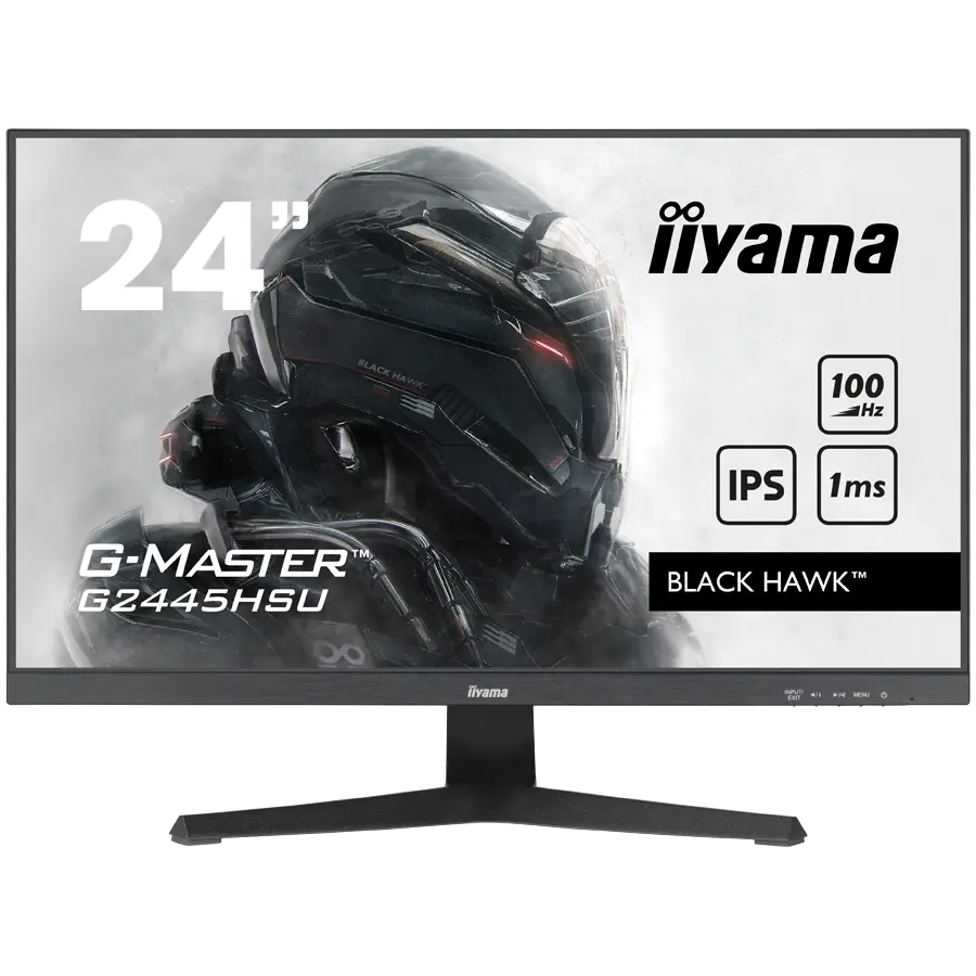 IIYAMA gaming monitor G2445HSU-B2, 24", 1920 x 1080 (Full HD), IPS, 100 Hz, HDMI, DP