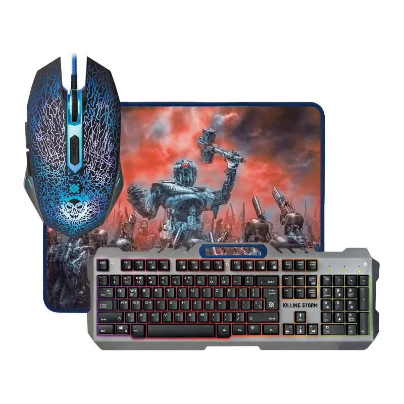 DEFENDER Tastatura + miš + podloga Killing Storm MKP-013L