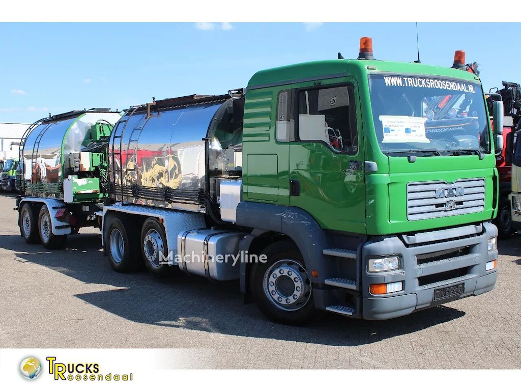 MAN TGA 26.310 + LINDHOFF EN LINNE 6M3 + MANUAL + COMBI prskalica bitu-emulzije