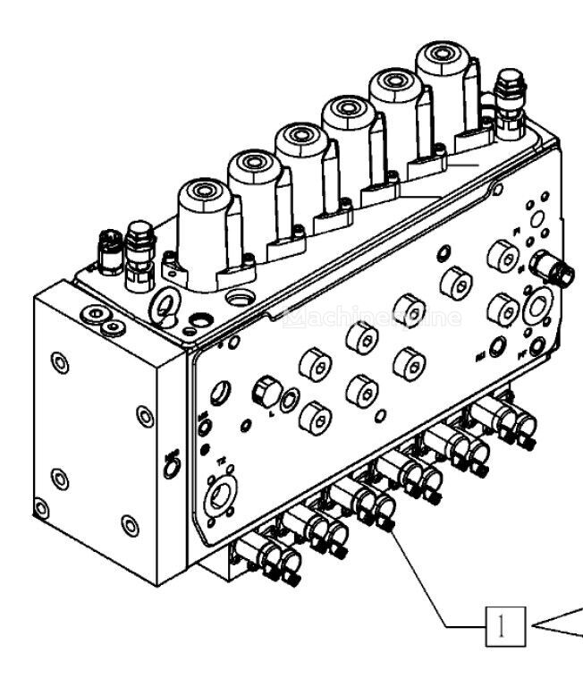 Case 84561330 hidraulični razvodnik za Case WE150B WE170B WE190B WE210B bagera