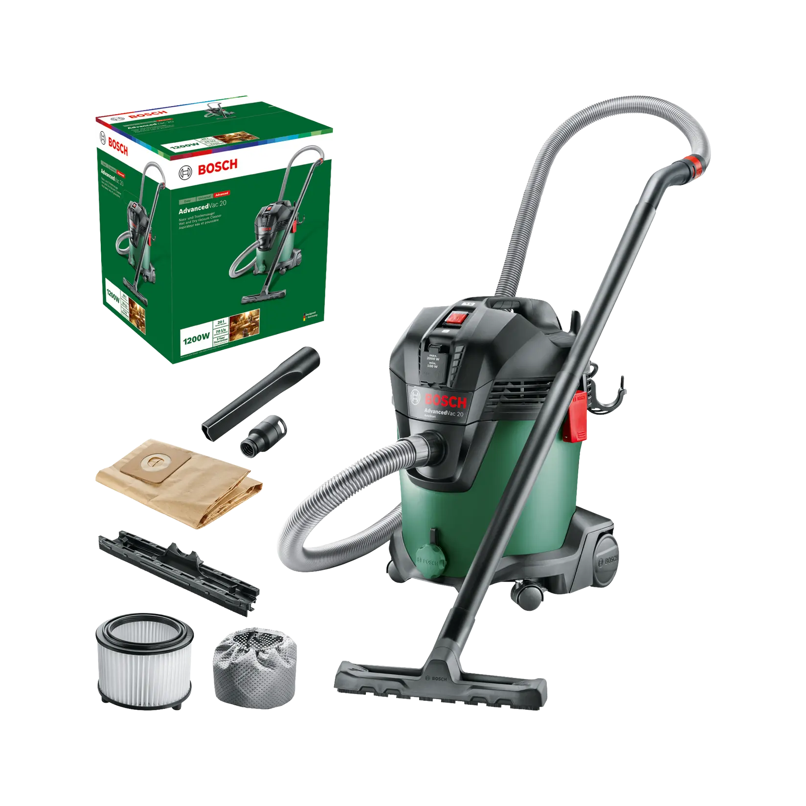BOSCH Univerzalni usisivač AdvancedVac 20 06033D1200