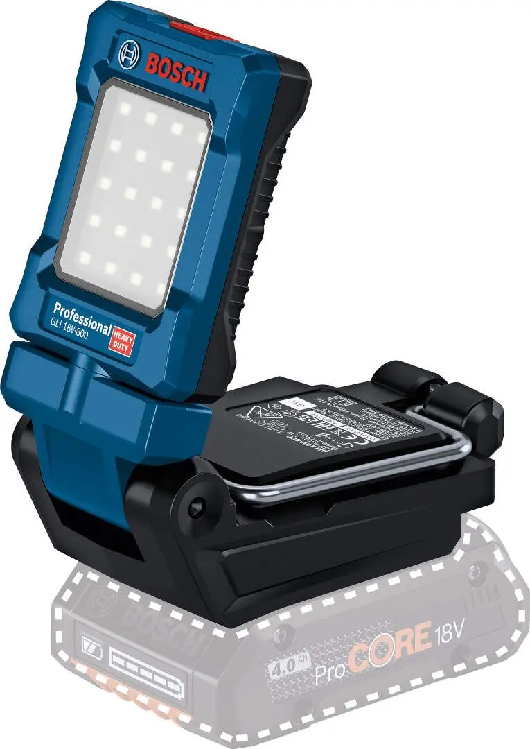 Bosch Akumulatorska LED lampa GLI 18V-800 Solo, bez baterije i punjača 0601443600