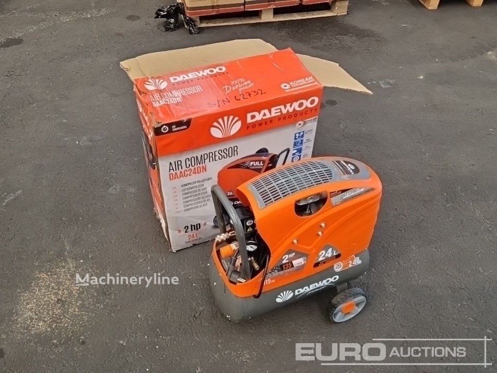 Prodaje se Daewoo DAAC24DN prenosivi kompresor na aukciji
